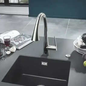 Grohe Zedra - Dřezová baterie s výsuvnou sprškou chrom