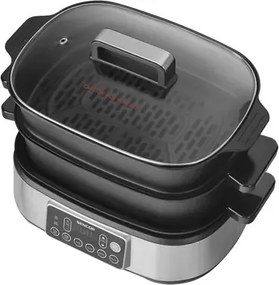 SENCOR SPR 6300BK černá / Multifunkční pomalý hrnec a gril / 1360W / 6
