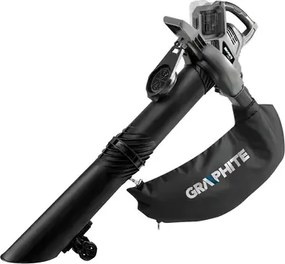 Graphite 58G036 / Aku fukar a vysavač listí / 2x18 V / 220 m3/h / vak