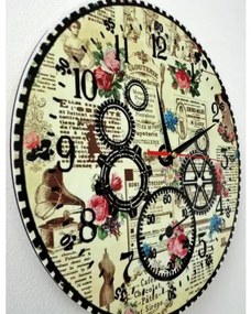 Dřevěné nástěnné hodiny, nástěnné hodiny I SENTOP HDFK001- Wall clock HEU-