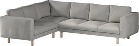 Potah na pohovku IKEA Norsborg rohová 5-místná barva šedá látka pletený vzor