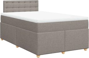 Box spring postel s matrací taupe 120x190 cm textil 3286637