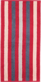 Ručník Heritage Stripes 80 x 150 cm korálový
