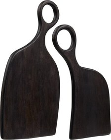Servírovací dřevěná prkénka v sadě 2 ks 41 x 21 cm Palani – House Nordic