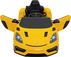 Ramiz Dětské autíčko Porsche Spyder RS 718, žluté sportovní