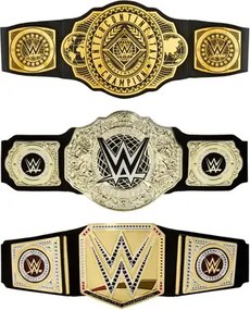 MATTEL Pás WWE Championship Title Belt Mix / černá, zlatá / Plast / od