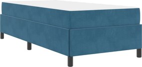 Rám postele Tmavě modrá 100 x 200 cm textil 3399046