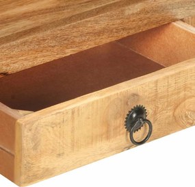 TV stolek 117 x 30 x 41 cm masivní hrubé mangovníkové dřevo 321042