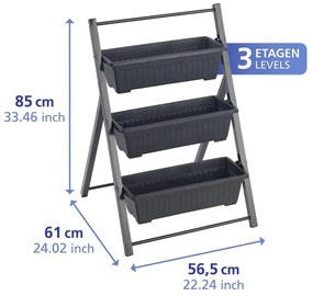 Kovový stojan na květiny (výška 85 cm) Vertical – Maximex