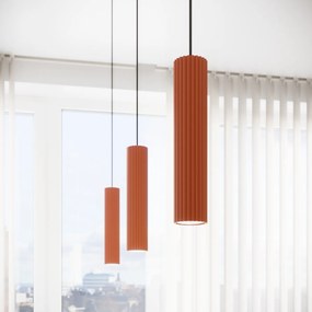 Sollux Lighting Stropní svítidlo KARBON 4L červený okr