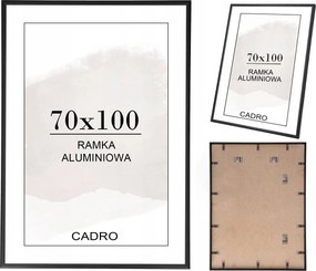 Rámeček 70x100 Rámečky Na Fotografie B1 Černý Aluminiový