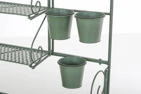 XL regál na rostliny Shine – antik zelená