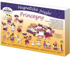 Detoa Magnetické puzzle princezny