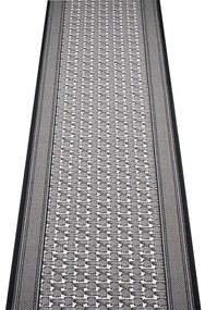 Kusový koberec GRENOBLE stříbrná 67 x 250 cm