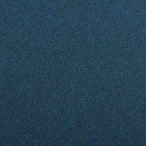 Barové židle 2 ks modré textil 289371