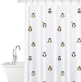Tatkraft Funny Penguins textilní závěs, 180 x 180 cm, kód 10482