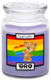 Svíčka LGBT Bear (Vůně svíčky: Levandule)