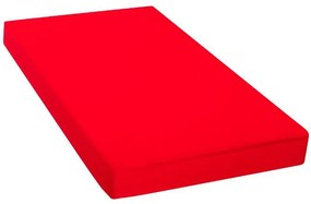 Kaarsgaren Prostěradlo a chránič matrace 2 v 1 Tencl, 120 x 60 cm Červené