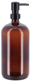 Dávkovač mýdla Amber, hnědá/ s černými prvky, 1000 ml