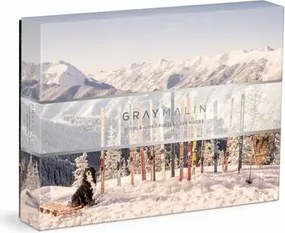 Galison Oboustranné puzzle Zimní prázdniny / 500 dílků / od 8 let