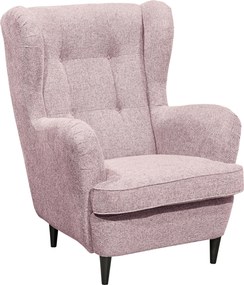 XXXLutz KŘESLO UŠÁK, textil, kompozitní dřevo, světle růžová MID.YOU - Online Only křesla & taburety - 002220035010
