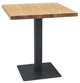 MAXIVA Jídelní stůl - PURO, 60x60, dub/černá
