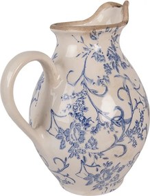 Keramický džbán s modrými květy Henria M - 21*16*24 cm