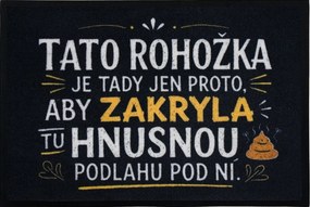 Mercury Flooring, Rohožka Hnusná podlaha 40x60 cm, 40x60, černá