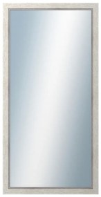 DANTIK - Zarámované zrcadlo - rozměr s rámem cca 60x120 cm z lišty CARRARA bílá (2896)