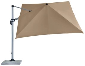 Slunečník DOPPLER Active výkyvný 350 x 260 cm greige