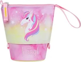 BAAGL Školní penál Pastelkovník Rainbow Unicorn GRS