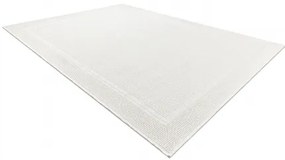 koberec TIMO 5979 SISAL venkovní rám bílý velikost 140x190 cm | krásné koberce cz