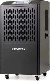 Costway 118 L/den odvlhčovač komerční stavební sušička s vypouštěcí hadicí 24 H