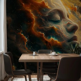 Fototapeta - Tvář ve vesmíru (245x170 cm)