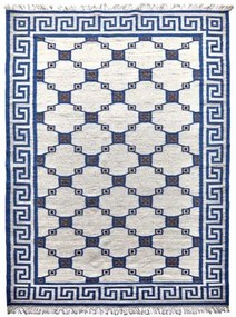 Hans Home | Ručně vázaný kusový koberec Geo DESP P82 Silver Blue - 120x170