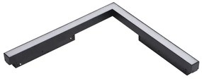 LED svítidlo do lišty Alfa Saga Track Magnetic Corner A 24W 3000K černá