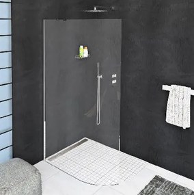 Polysan Modular Shower - Sprchová zástěna zaoblená 900 mm, čiré sklo MS1-100-C