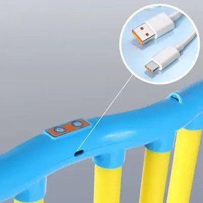 MERCO Falling Pins hra postřehová modrá / Padající tyčky / USB nabíjen