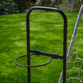 Stojan na míče, černá, kov, LOBY