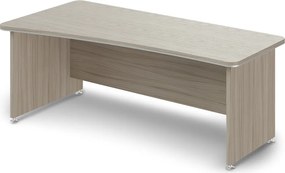 Ergonomický stůl TopOffice 200 x 100 cm, levý, driftwood