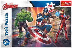 Puzzle puzzle ve světě avengers maxi 24 dílků