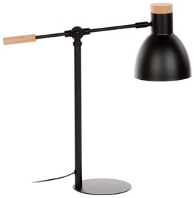 Černá kovová stolní lampa Kave Home Tescarle