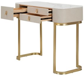 Designová konzole Ondelette 100 cm krémová