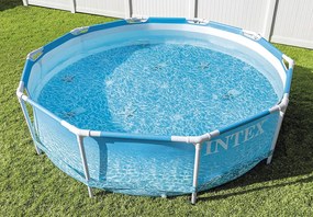 Intex | Bazén Florida 3,05x0,76 m s pískovou filtrací - motiv BEACHSIDE | 19900114