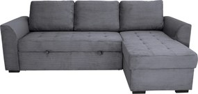 XXXLutz ROHOVÁ SEDAČKA, dřevo, kov, textil, Xora - Sedací soupravy - 002991003527