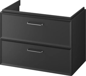 Cersanit Mille, umyvadlová skříňka 794x446x551 mm, černá matná, S1017-003