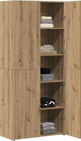 Vysoký bufet 2 ks Artisanový dub 80 x 42 x 185 cm 3365595