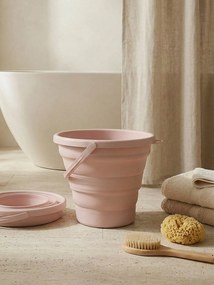 Sinsay - Skládací kbelík s rukojetí - pastelová růžová