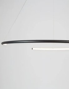 LED lustr Breda 70 černé