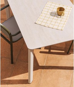 Zahradní jídelní stůl s deskou z kamene 80x140 cm Anafi – Kave Home